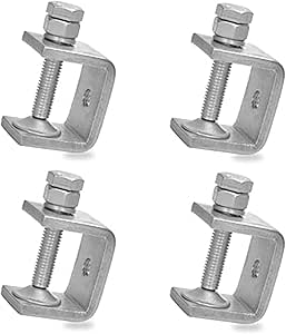 Mini C Clamps Stainless Steel 0.8 Inch Tiger Clamp for Working, Heavy ...