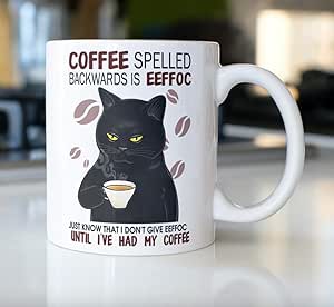 Amazon.com: EEFFOC CAT MUG : Home & Kitchen
