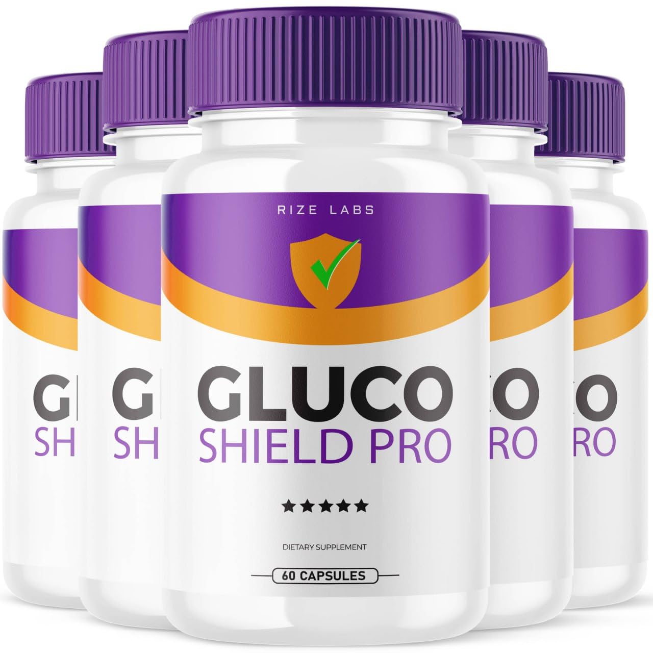Amazon.com: rize labs (5 Pack) Gluco Shield Pro Support Supplement ...