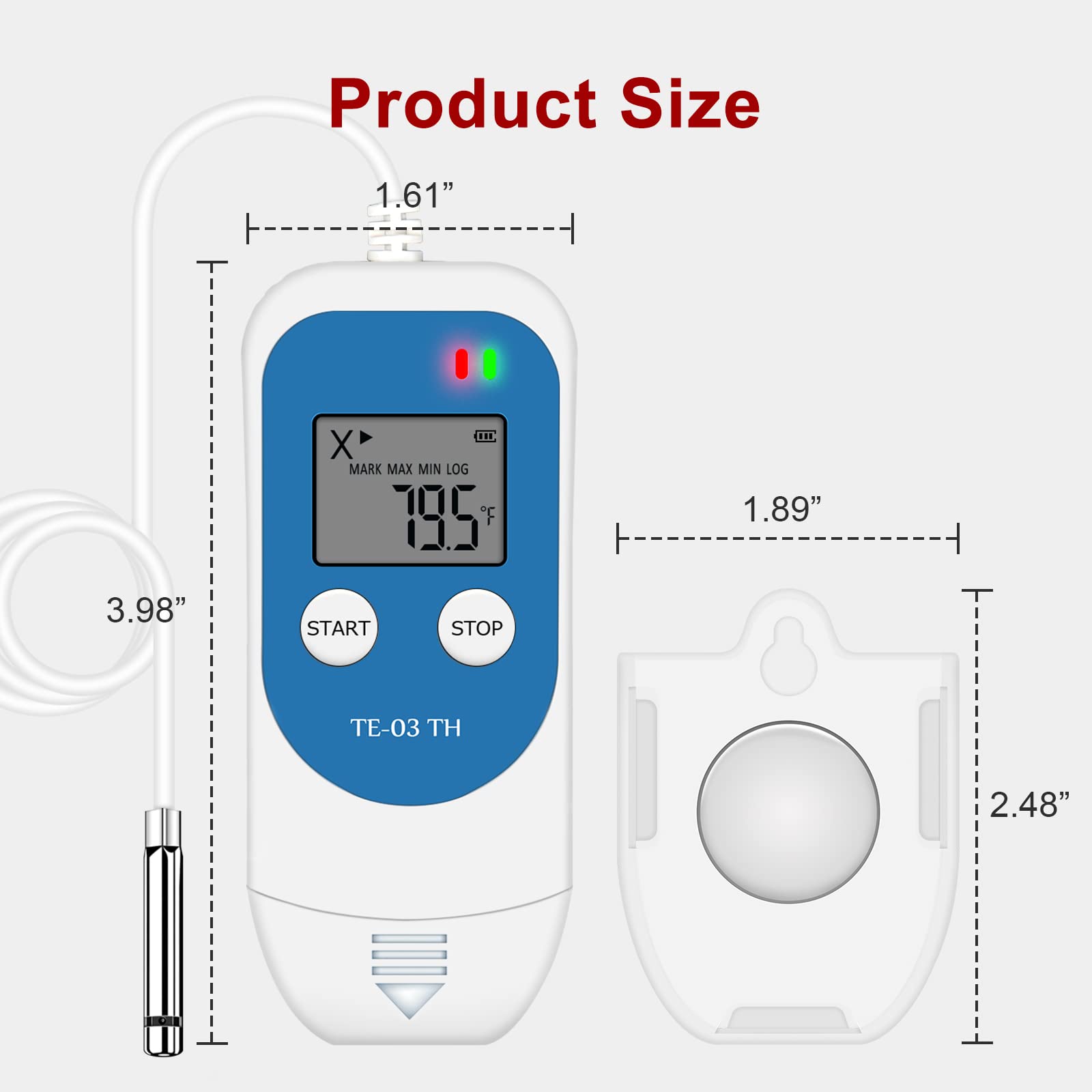 Snapklik.com : TE-03TH 6PCS Temperature Humidity Data Logger
