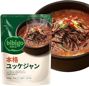 Amazon.co.jp: bibigo ユッケジャン 500g 18個セット 1ケース : 食品・飲料・お酒