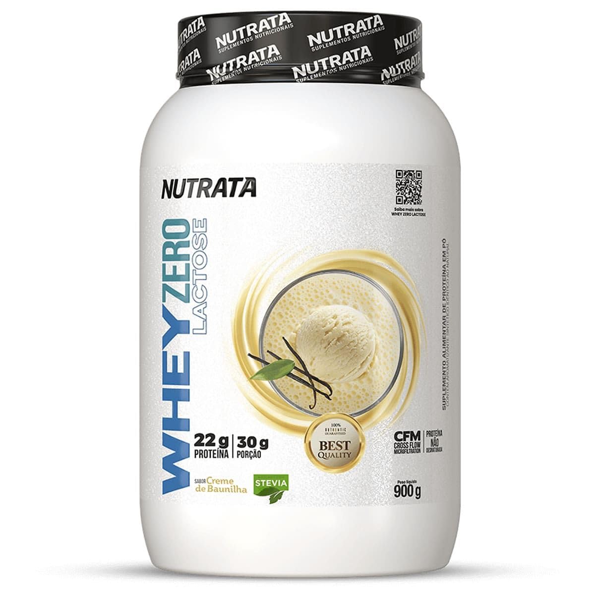 Whey Zero Lactose - 900g Baunilha - Nutrata | Amazon.com.br