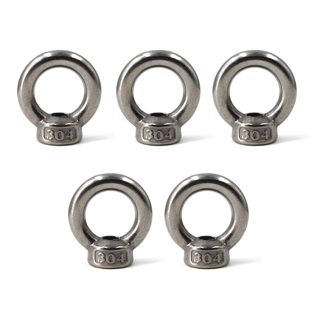 M8 Ring Shape Lifting Eye Nut 304 Stainless Steel Threaded Nut Fastener ...