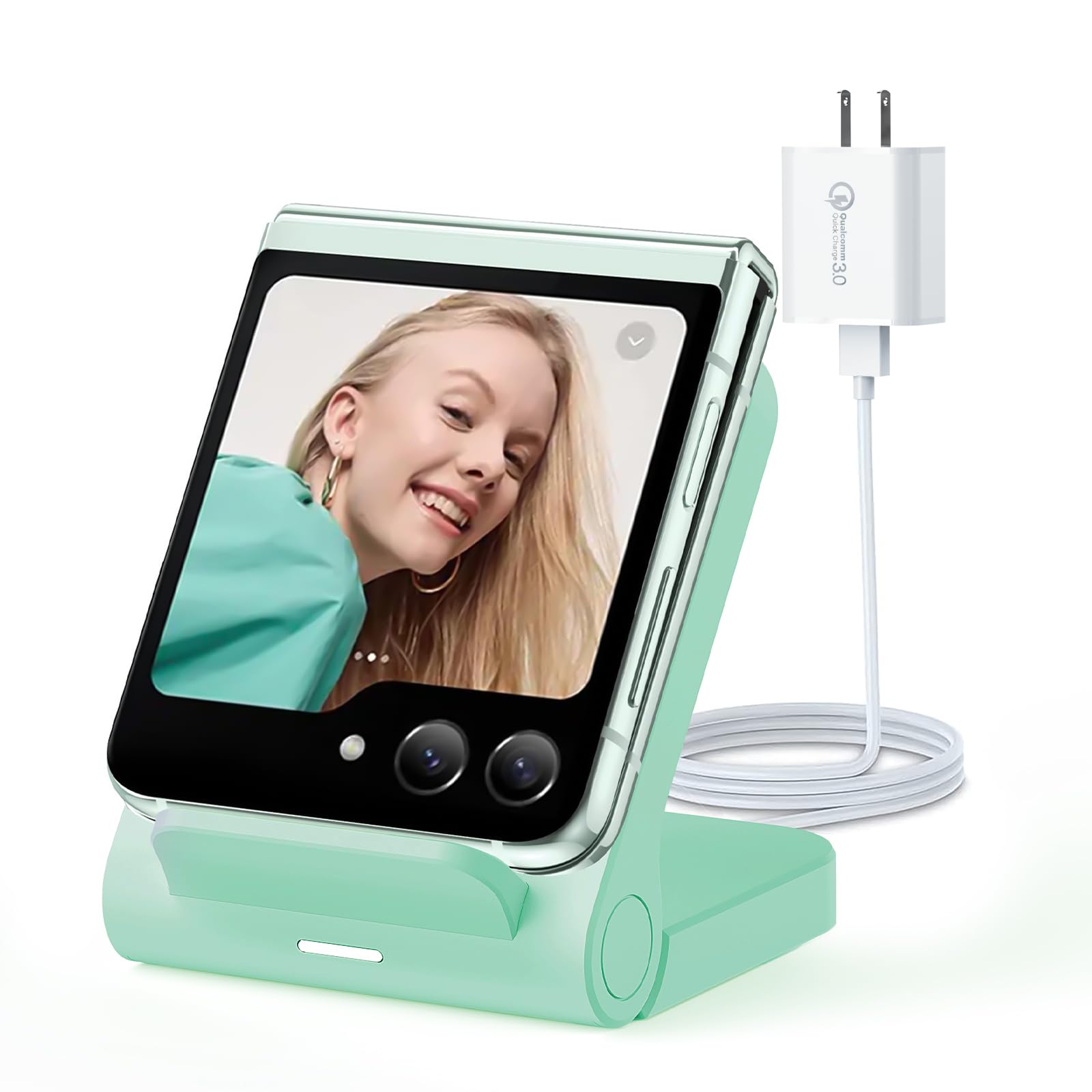 Amazon.com: for Samsung Galaxy Z-Flip Wireless Charger: Galaxy Z Flip 6 ...