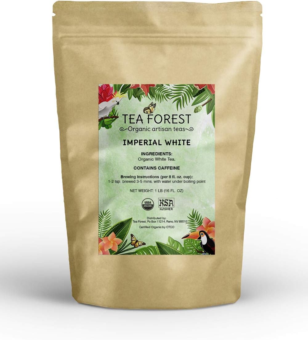 Amazon.com : Silk Road Teas, Organic White Peony Tea, Bai Mu Dan, Soft ...