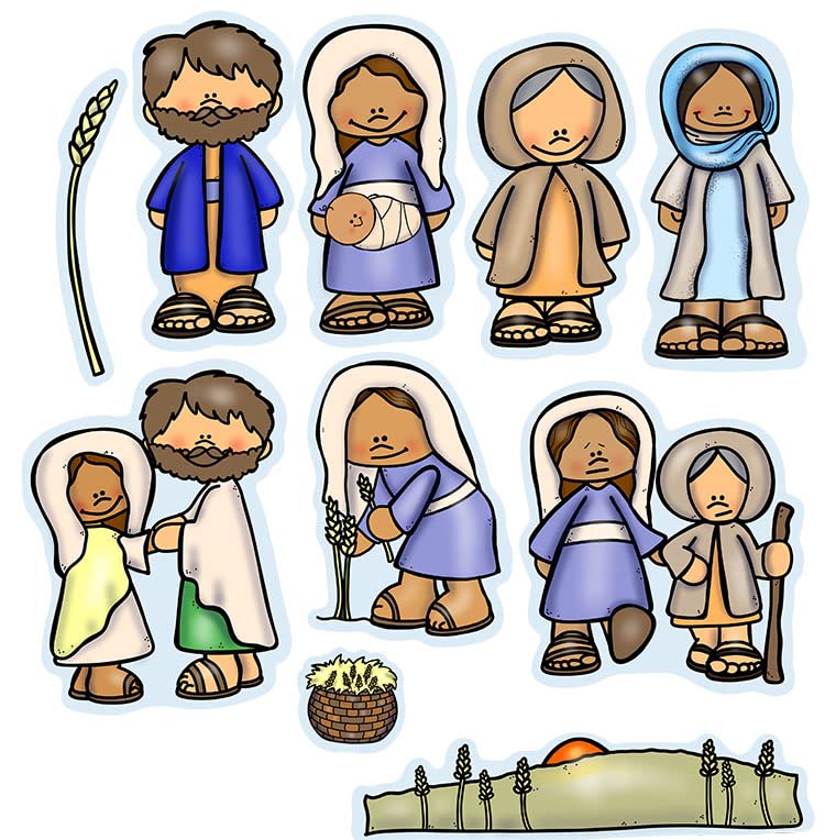 Ruth And Naomi Clipart Ruth 02 Harvesting Scene 05 Ruth Returns
