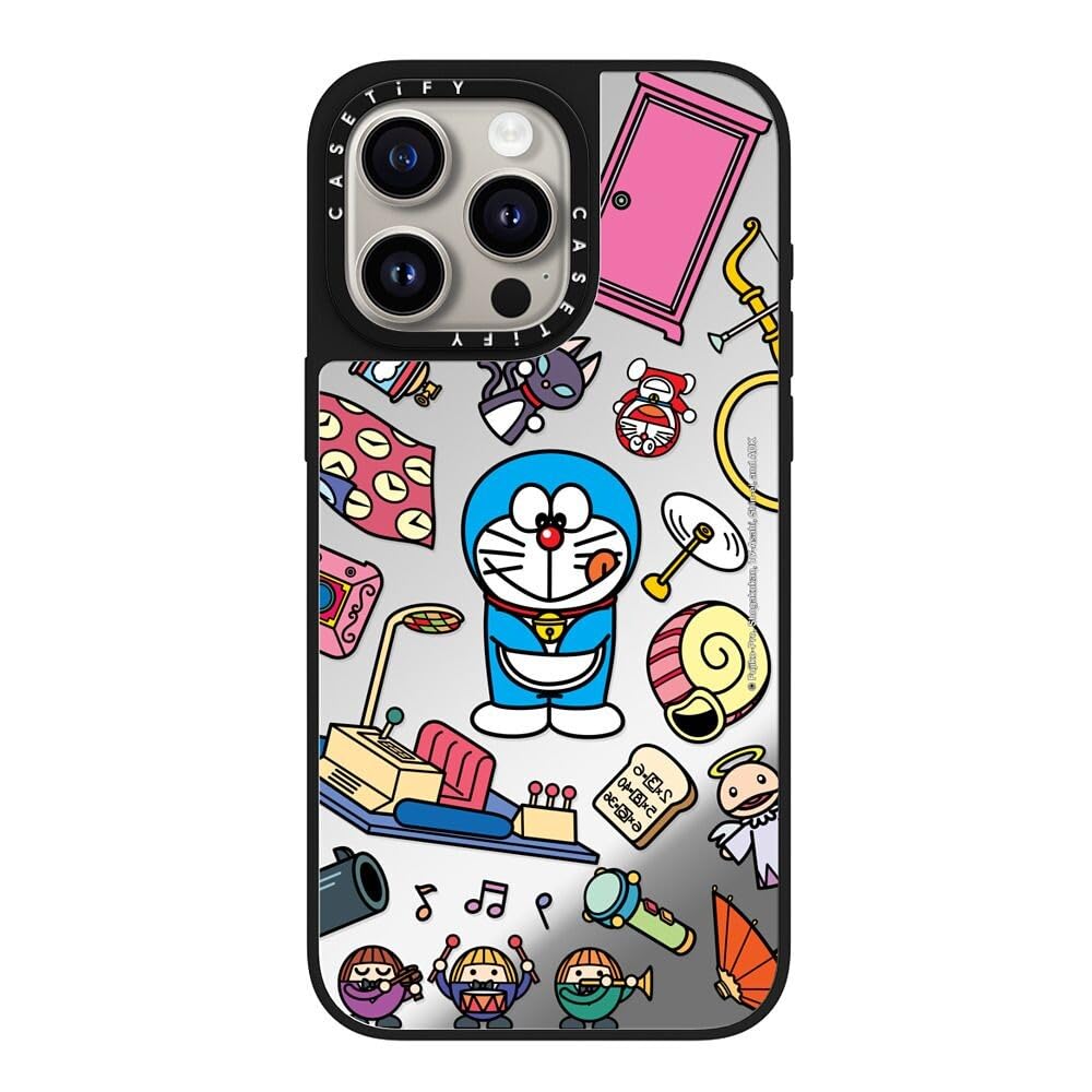 Amazon.com: CASETiFY Mirror iPhone 15 Pro Max Case [Doraemon Co-Lab / 4 ...