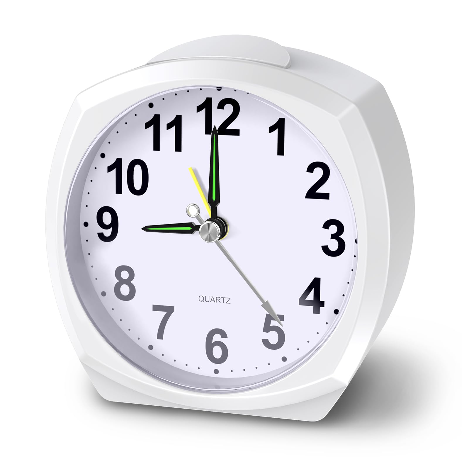 Amazon.de: Ankilo Analog Wecker Klein, Analog Uhr Leise Ohne Ticken ...