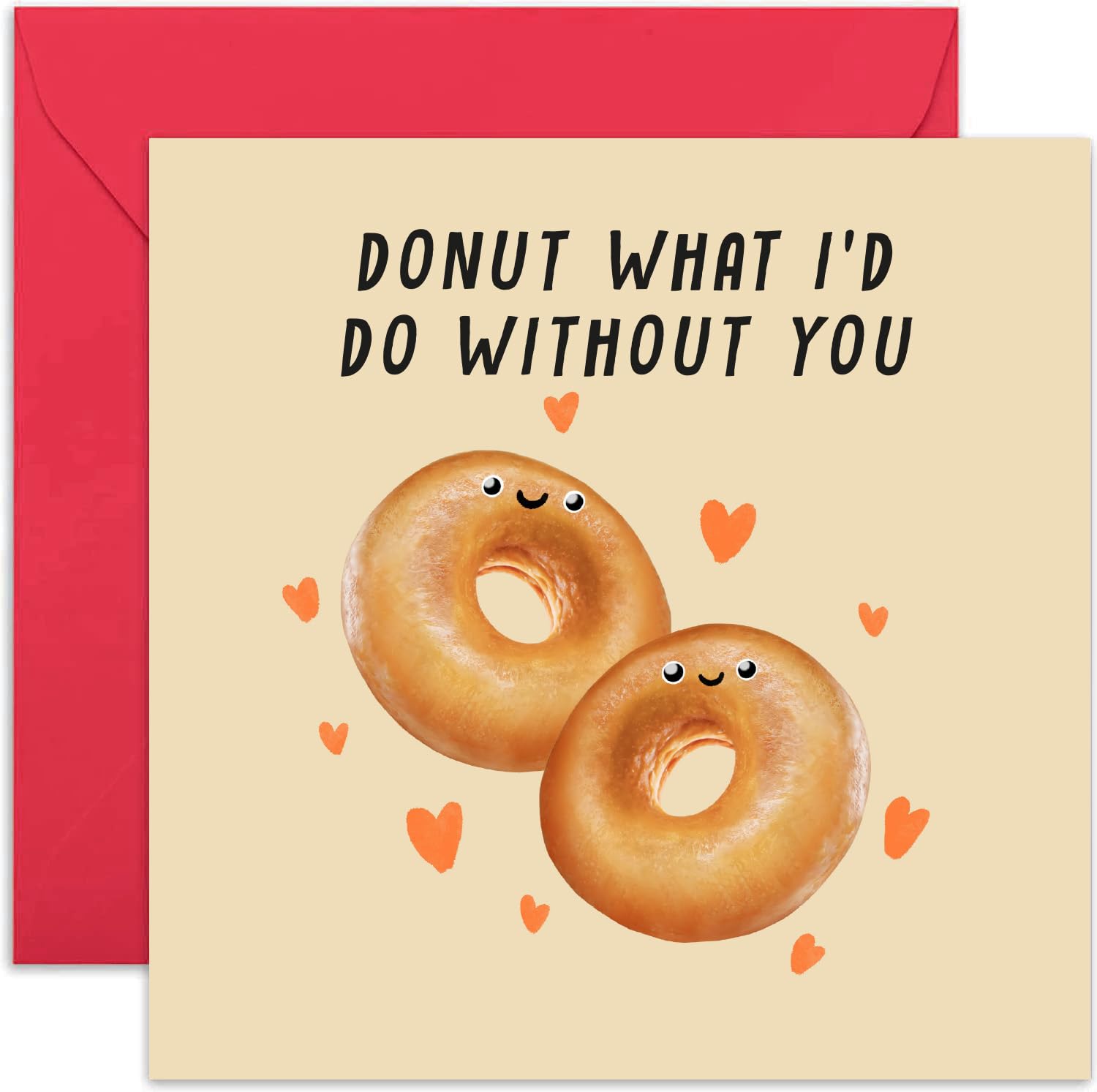 Amazon.com : Old English Co. Donut Know What I'd Do Without You Card ...
