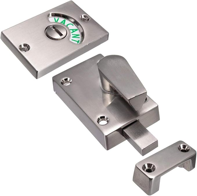 1PC Bathroom Stall Door Latch, Latch Indicating Lock, Stainless Steel ...