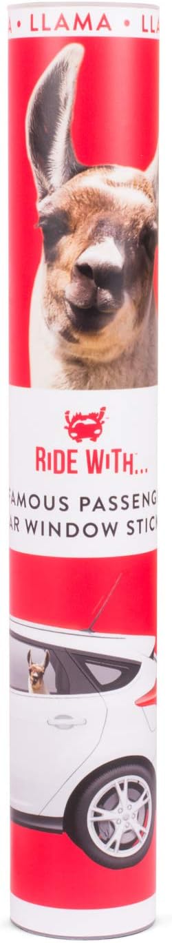 Thumbs Up RW-LAMALHD Rama with Llama Window Sticker, Multi-Colour, x ...