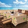 Amazon.com: 3Pcs Hawaiian Luau Tablecloth Tiki Party Tablecloths ...