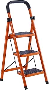 Amazon.com: 3Step Iron Ladder, Household Stepladders Step Ladders for ...