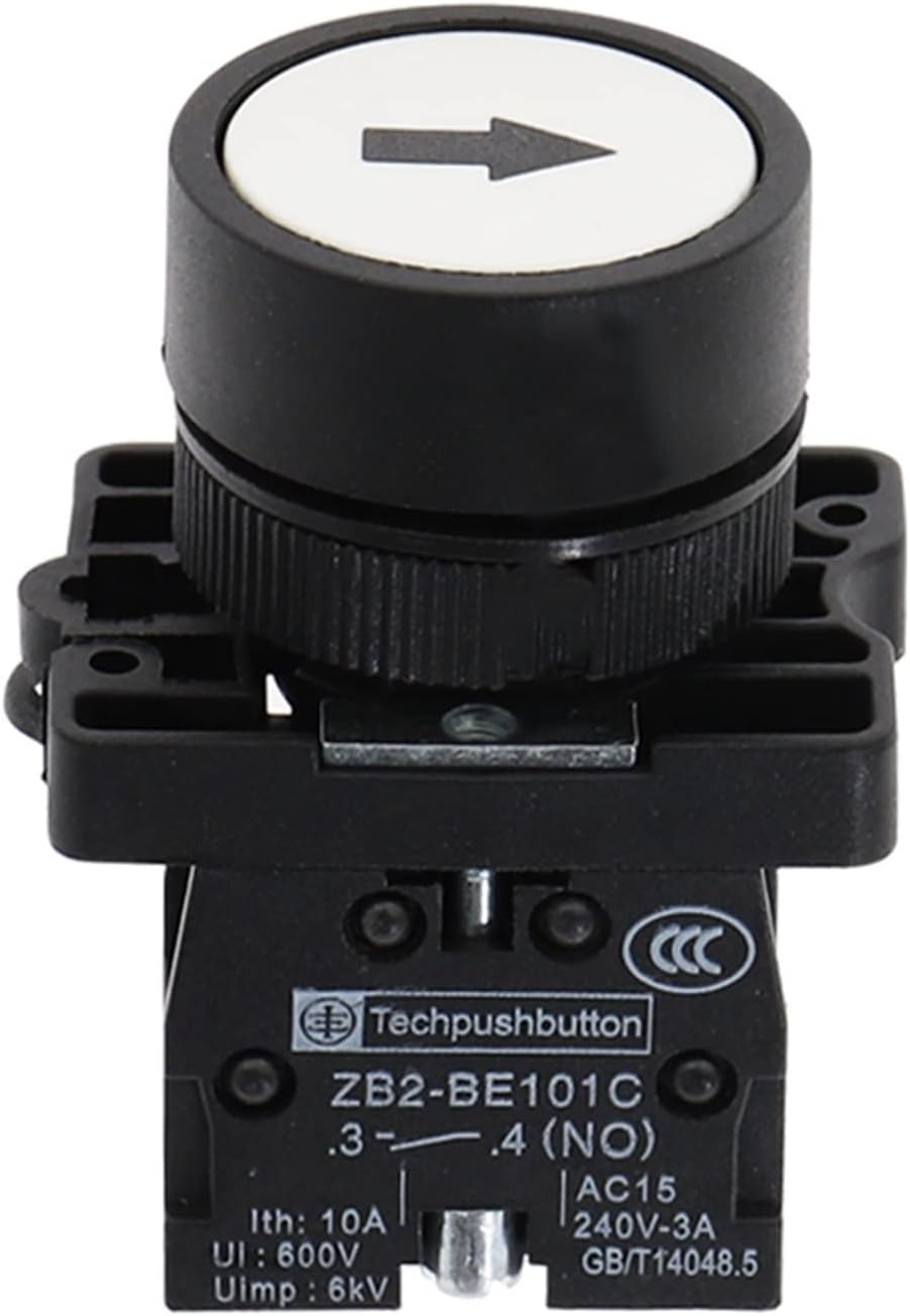 VEVEL 22mm Start Stop Button with The Arrow Symbol XB2 Flat Touch ...