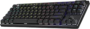 Logitech G PRO X TKL Lightspeed Wireless Gaming Keyboard, Ultra ...