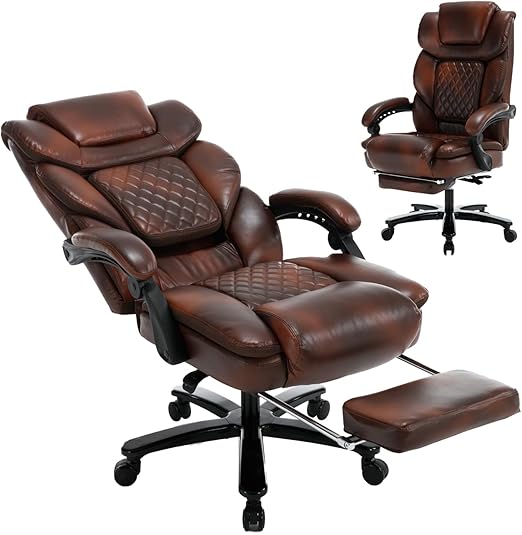 Amazon.com: Comermax Ergonomic Reclining Office Chairs with Lumbar ...
