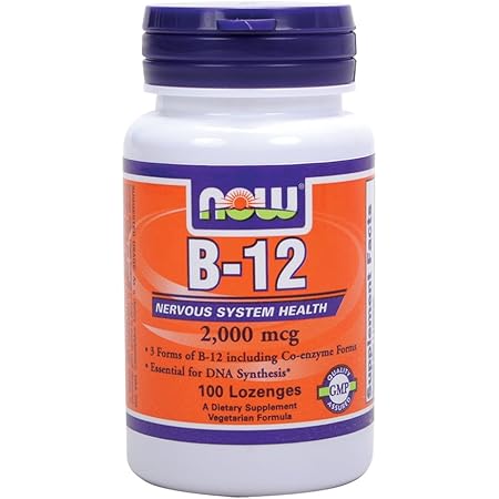 Amazon.com: Now Foods B-12 2000 mcg - 100 Lozenges 2 Pack : Health ...