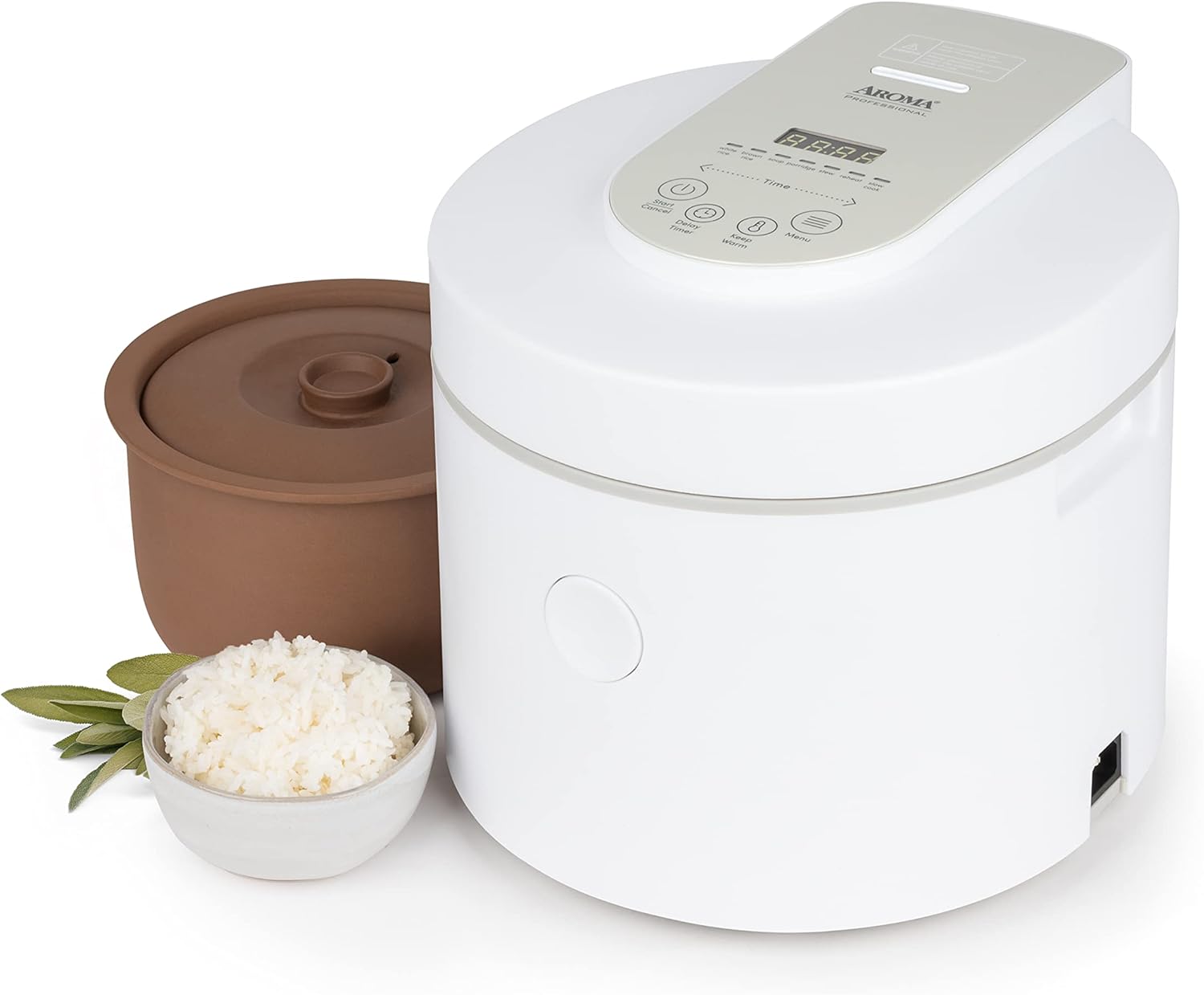 AROMA® Professional 12-Cup (Cooked) / 3Qt. Purple Clay Rice & Grain ...