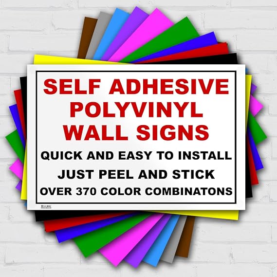 Amazon.com: Personalized custom Poly Vinyl Wall Sign. Easy to install ...