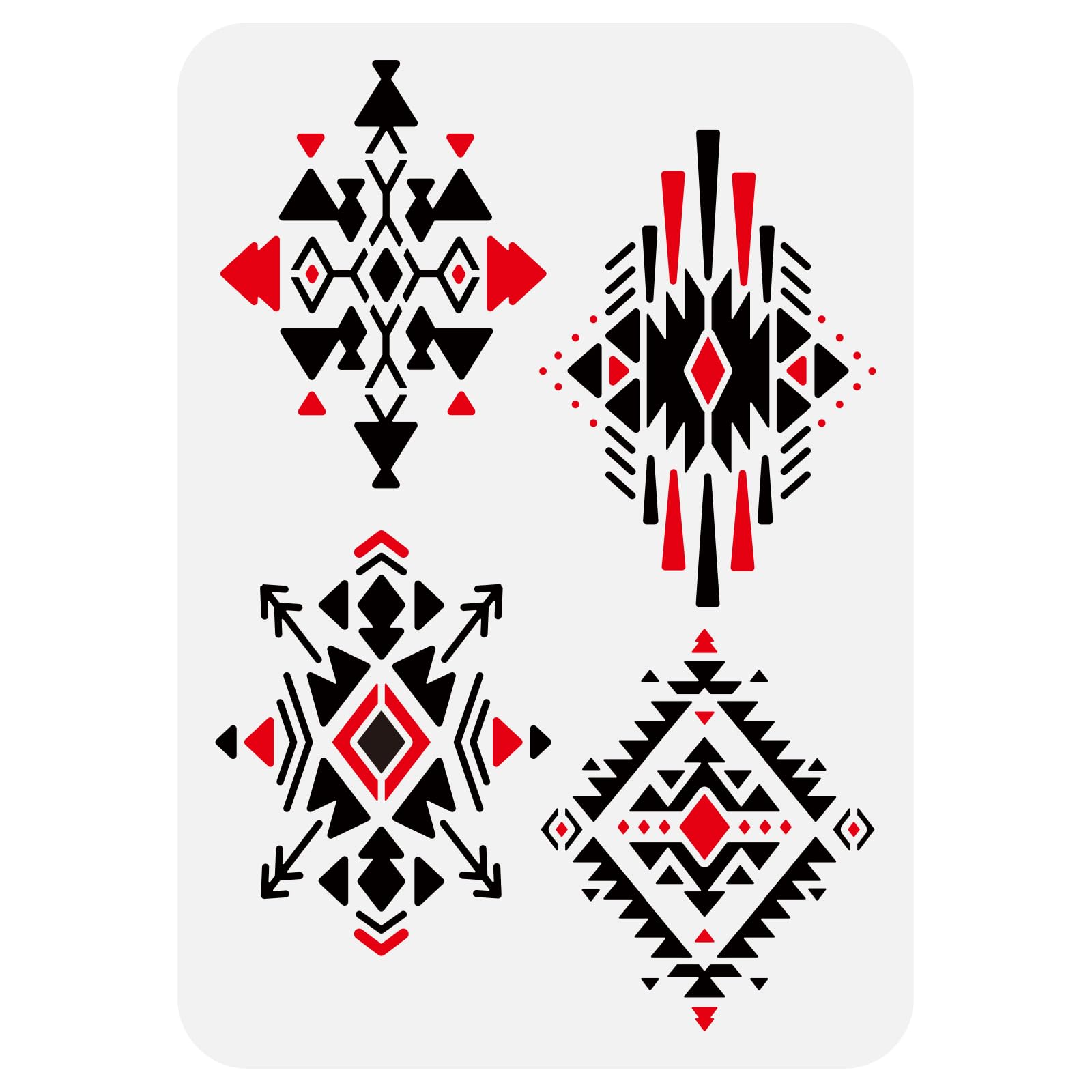 Aztec Tribal Stencil