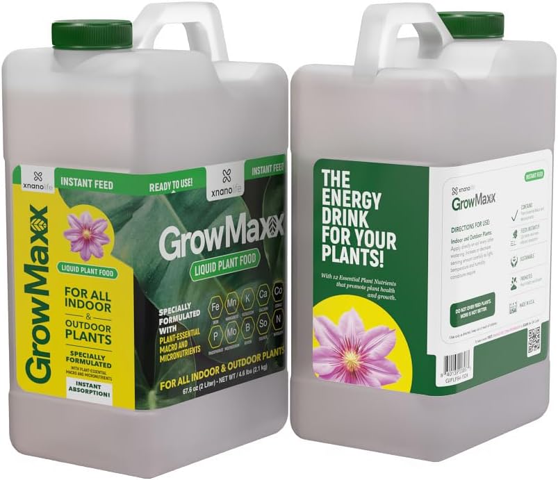 Amazon.com : GrowMaxx Instant Feed 2 Pack Liquid Fertilizer (2 Liter ...