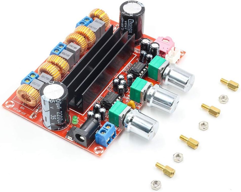 Amazon.com: HiLetgo TPA3116D2 2 x 50W 2.1 Channel Digital Audio Power ...