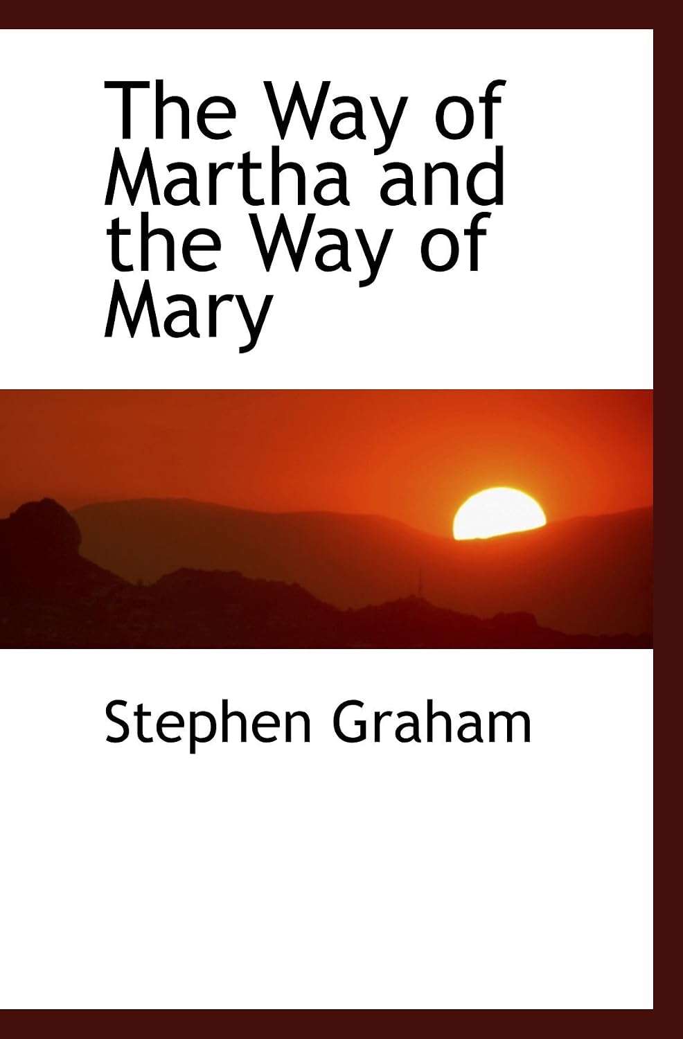 Amazon.com: The Way of Martha and the Way of Mary: 9781103980147 ...