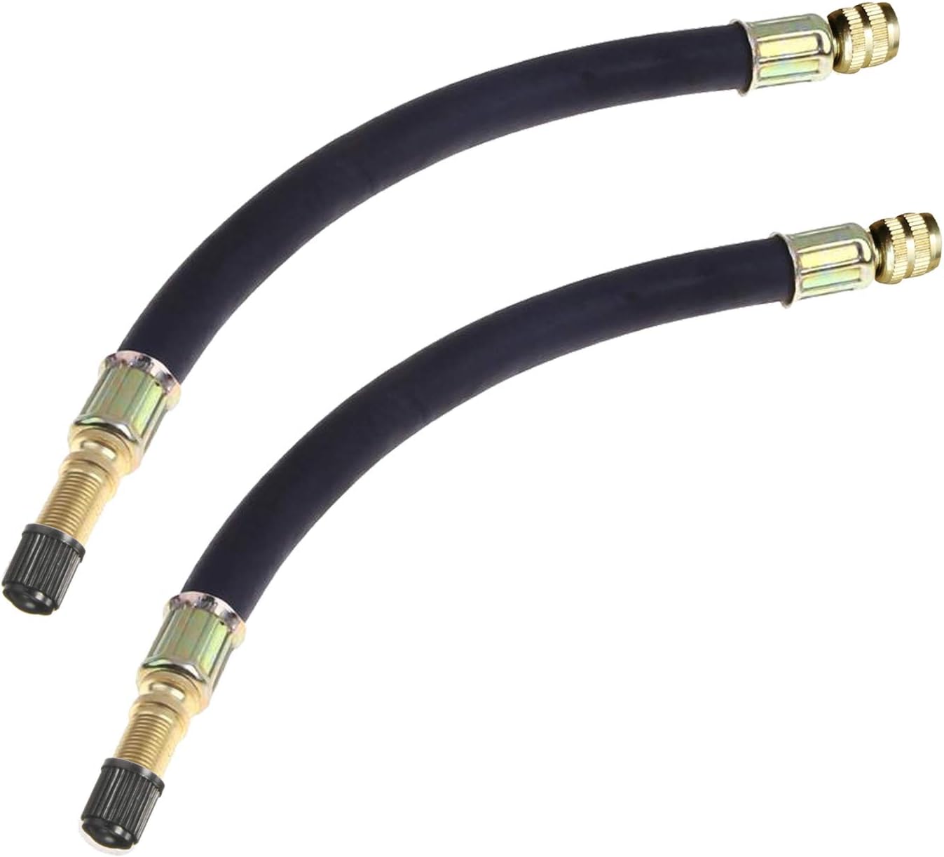 Tire Valve Extension Adapter - 2Pcs 210mm Flexible Rubber Tyre Valve ...