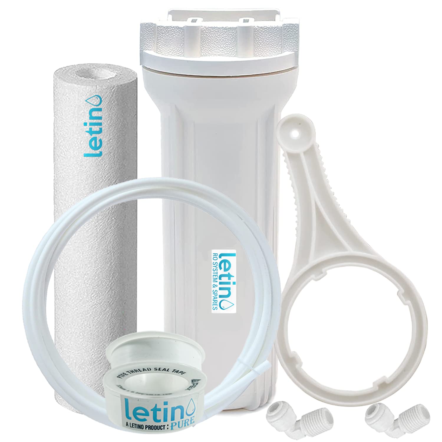 Letino Pre Filter Housing Set Food Grade Material PP Housing, PP Spun ...