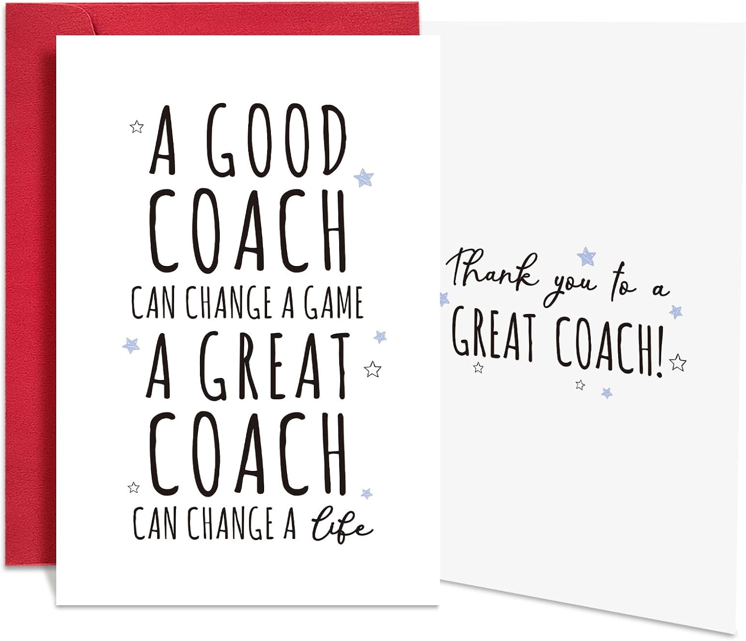 RollupJoy Funny Thank You Card for Coach, Coaches Appreciation Gifts ...