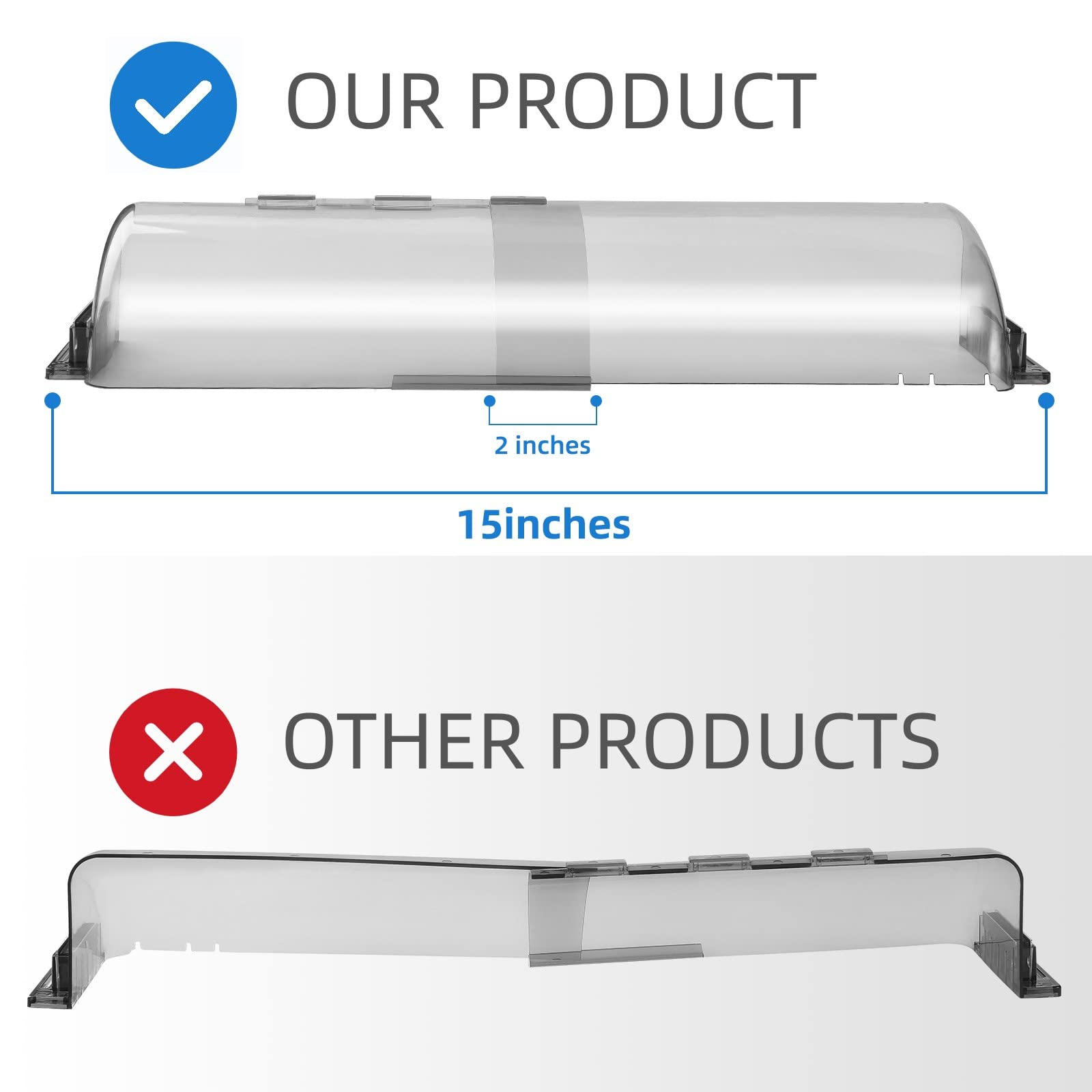 Snapklik.com : Powerful Magnetic Air Vent Deflectors, 9-15.5 Inches For ...
