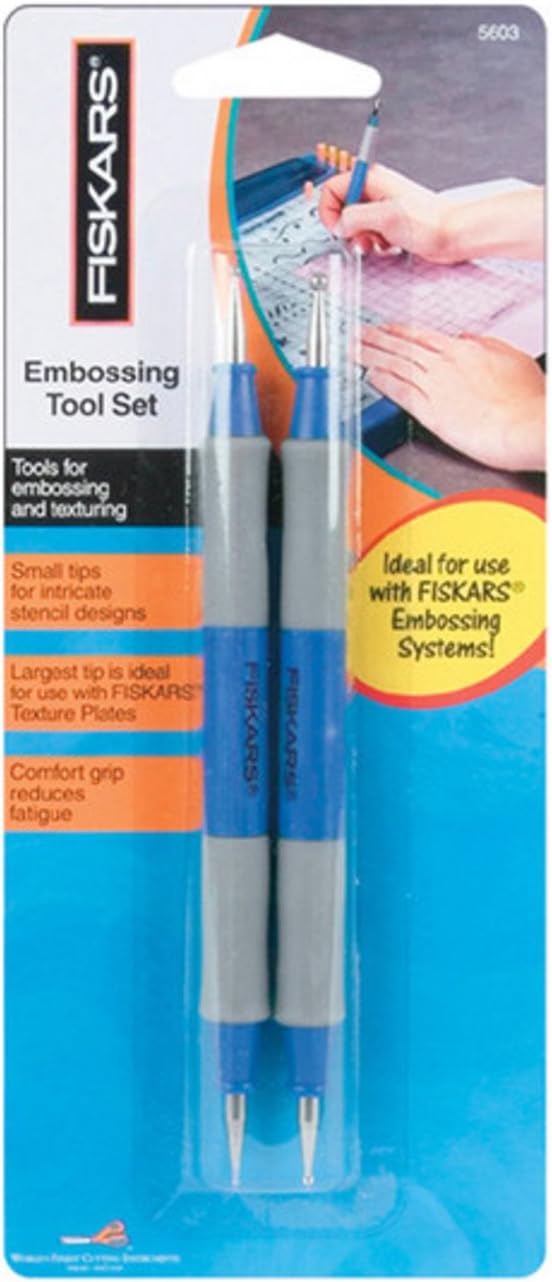 Amazon.com: FISKARS 5603F Dual-Tip Embossing Tool 2/Package