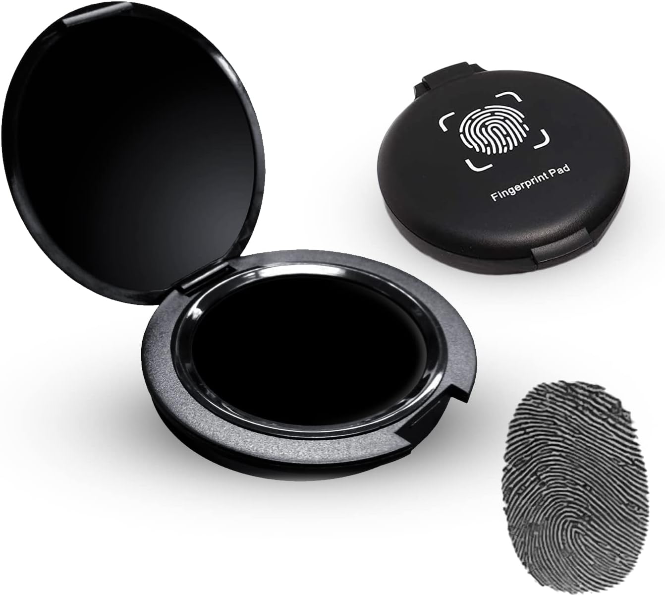 Shiny SM-2 Finger and Thumb Print Ink Pad/Black Ink Pad/Stamp Pad ...