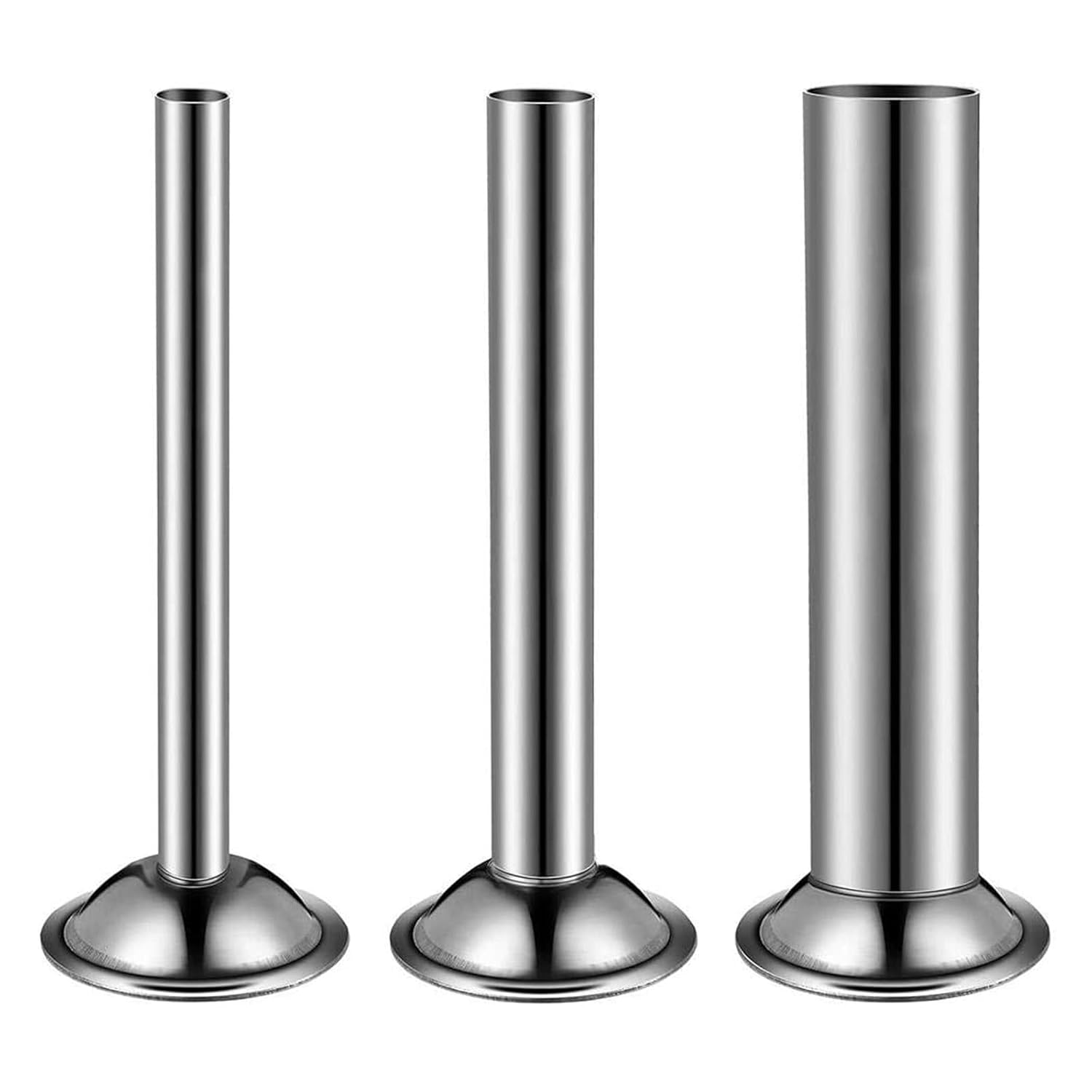 acdokuk Sausage Filler, Stainless Steel 3 Sizes Sausage Filling Funnel ...