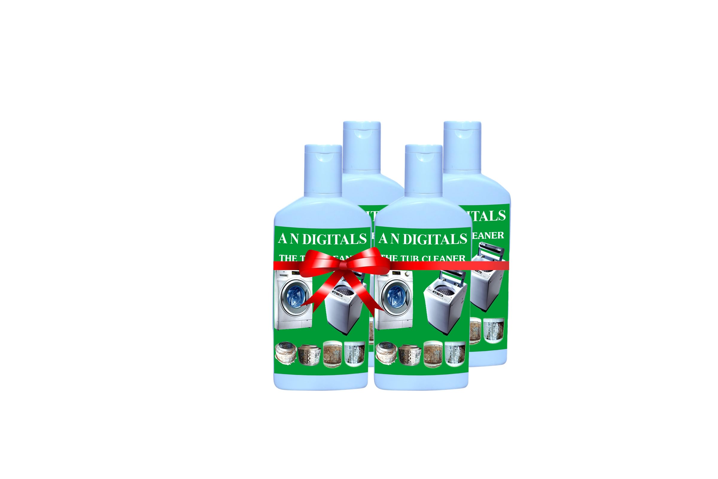 A N DIGITALS Washing Machine Tub Cleaner Liquid | Descaler for Front ...