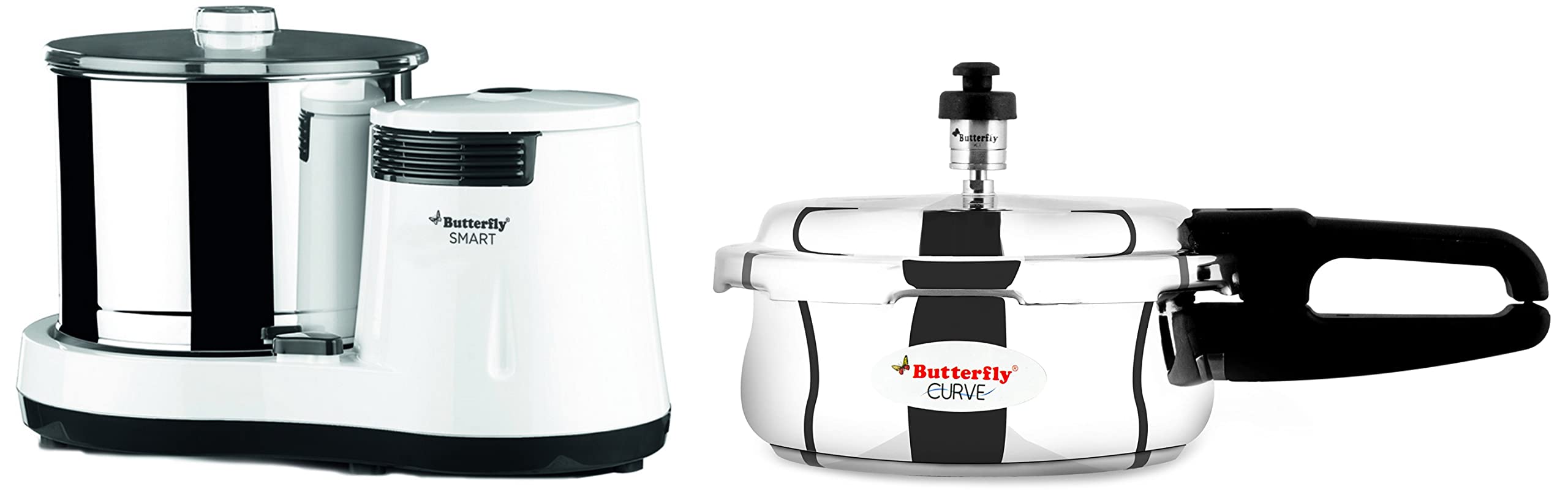 Buy Butterfly Smart Wet Grinder, 2L (White) with Coconut Scrapper ...