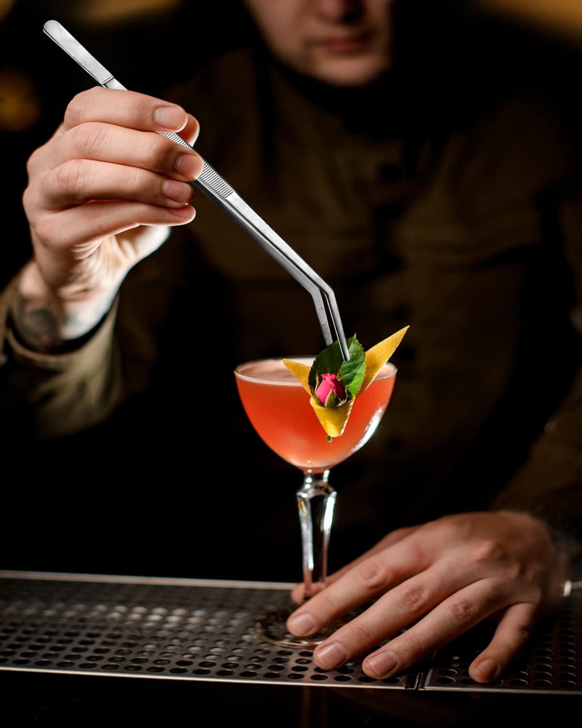 Snapklik.com : Fine Cooking Tweezers Set, Professional Stainless Steel ...