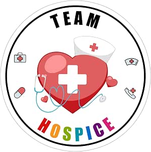 Amazon.com: Hospice Nurse Sticker Heart Beat Stethoscope Nursing ...