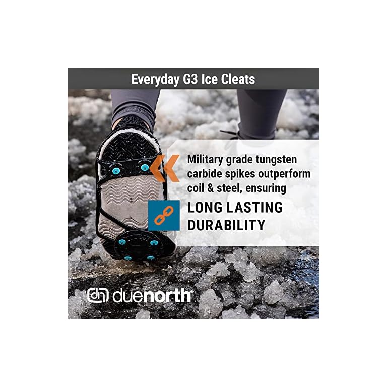 Ice Traction Cleats For Shoes - Due North Everyday G3 Ice Cleat for ...