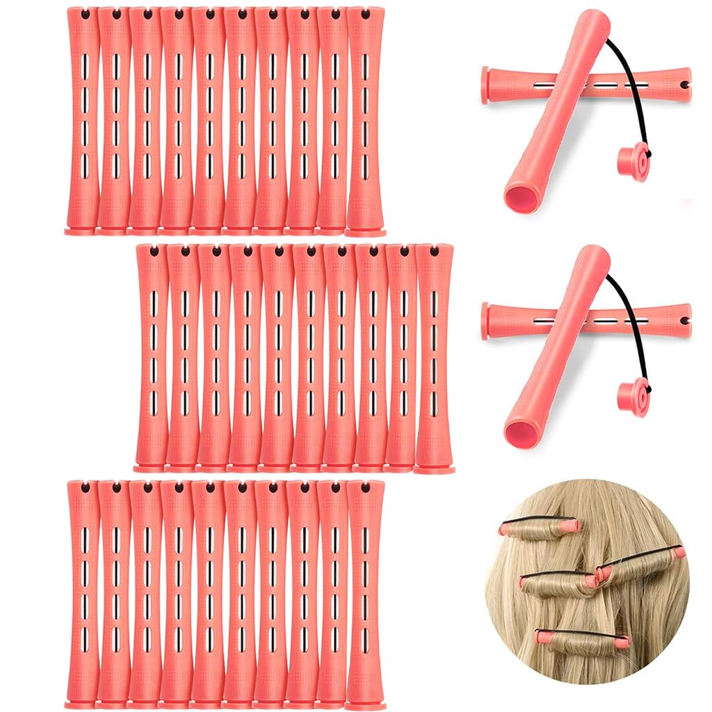MAYCREATE® Heatless Hair Curler 30pcs Kit, Cold Wave Hair Roller for ...