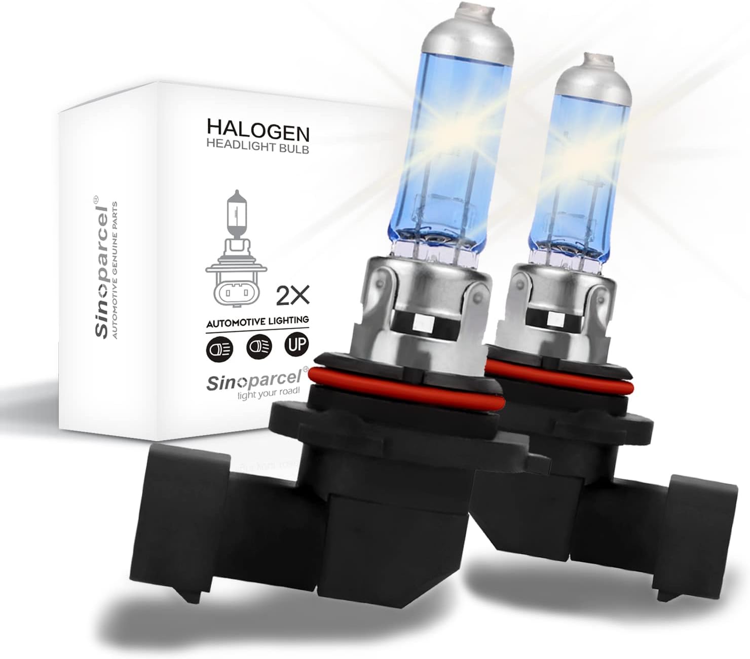 Sinoparcel 9006/HB4 Halogen Bulb - Brighter Replacement for 55W ...