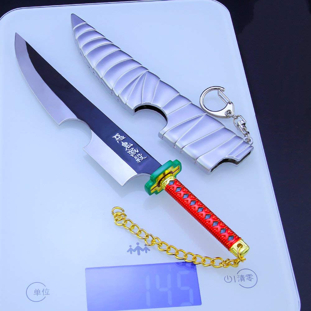 LONGHE Demon Slayer Kimetsu no Yaiba Uzui Tengen Sword Weapon Metal ...