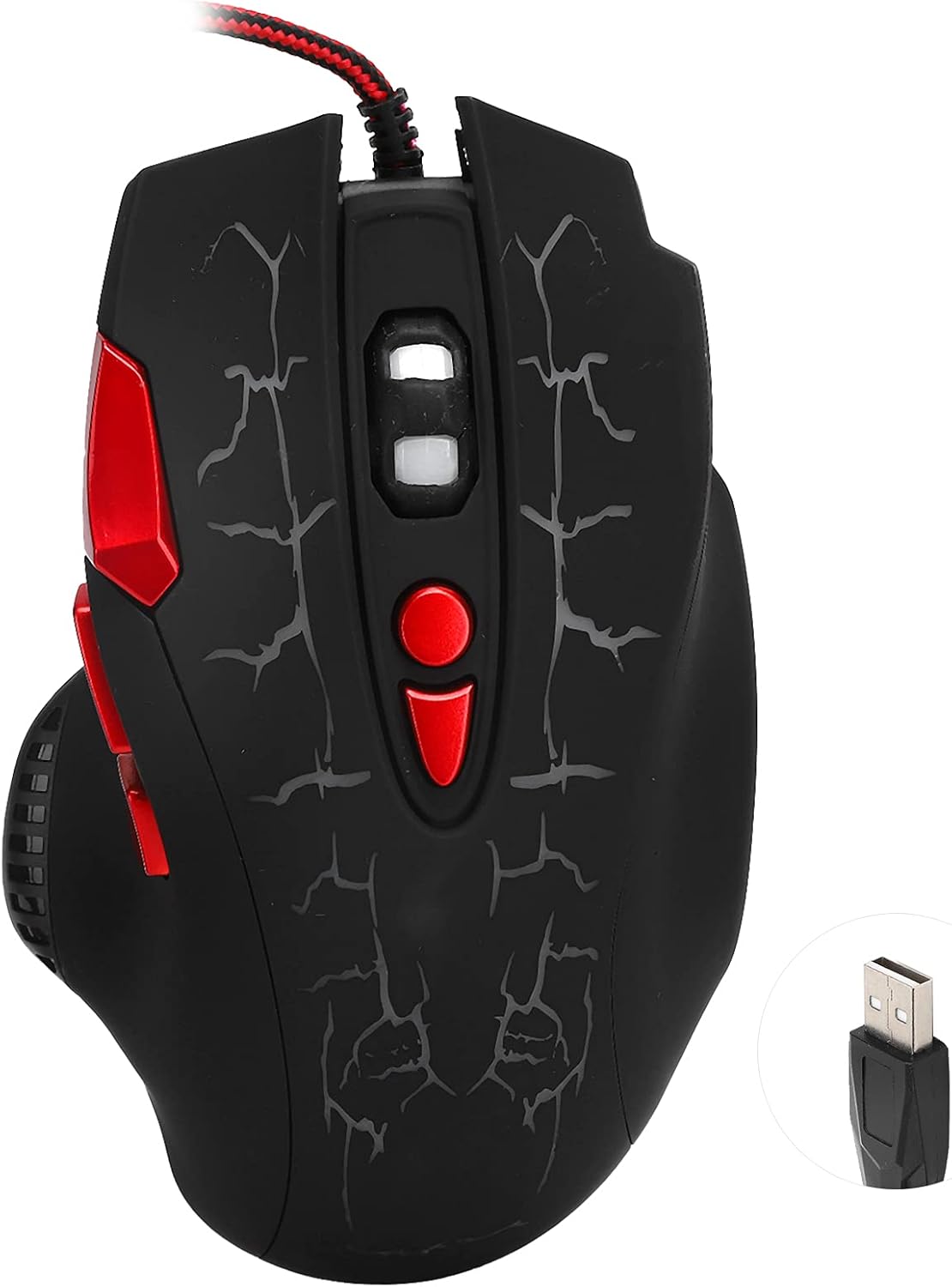 Amazon.com: Ranvo Ratón, mouse para juegos con ajuste DPI de 4 ...
