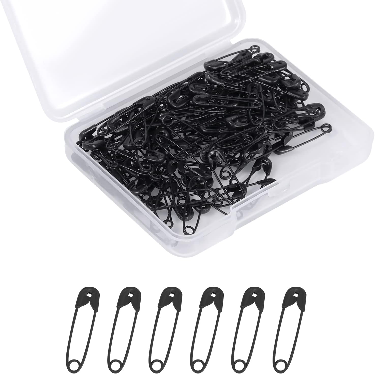 Amazon.com: KINBOM 120 Pcs 19mm Safety Pins, Mini Safety Pins Metal ...