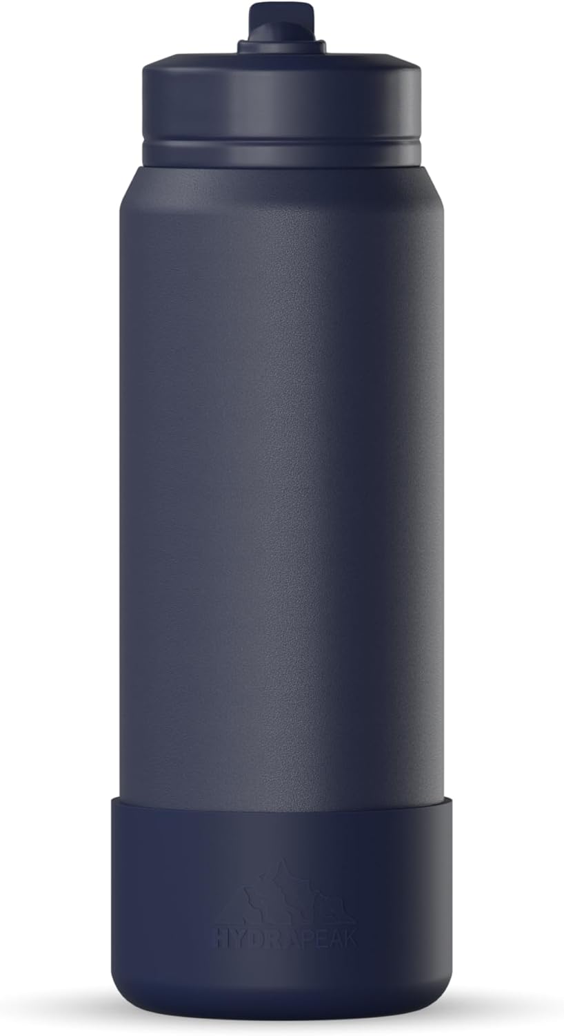 Hydrapeak - Botella de agua de 770 ml, botella de metal, acero ...