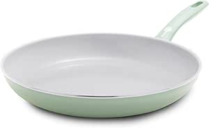 Amazon.com: GreenPan Dover 12” Frying Pan Skillet, Non-Toxic PFAS-Free ...