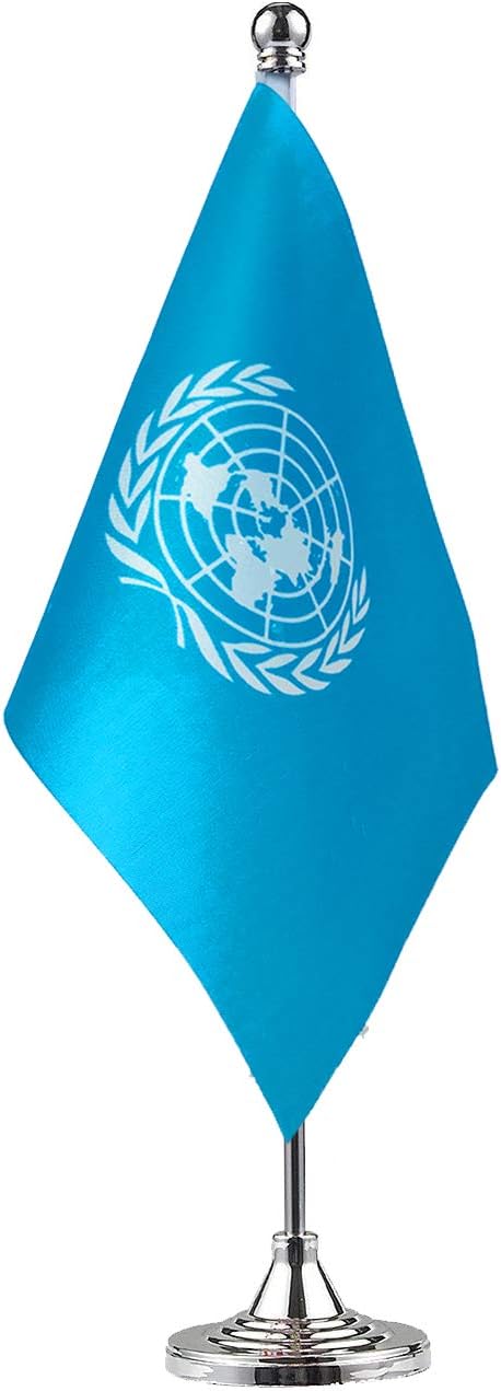 Amazon.com : United Nations (UN) Flag Banner Polyester NEW World USA ...