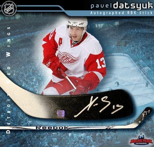 Pavel Datsyuk Autographed Reebok Model Stick - Autographed NHL Sticks ...