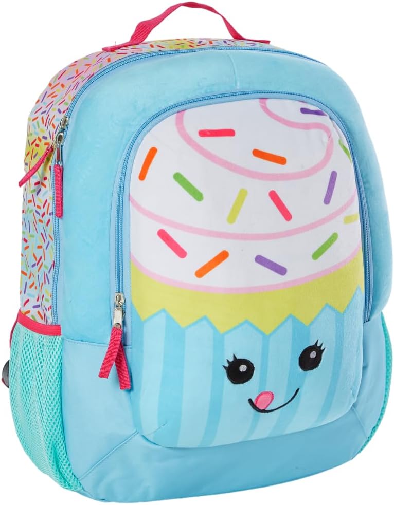 Amazon.com | CLUB LIBBY LU Cupcake Backpack for Girls with Soft Plush ...