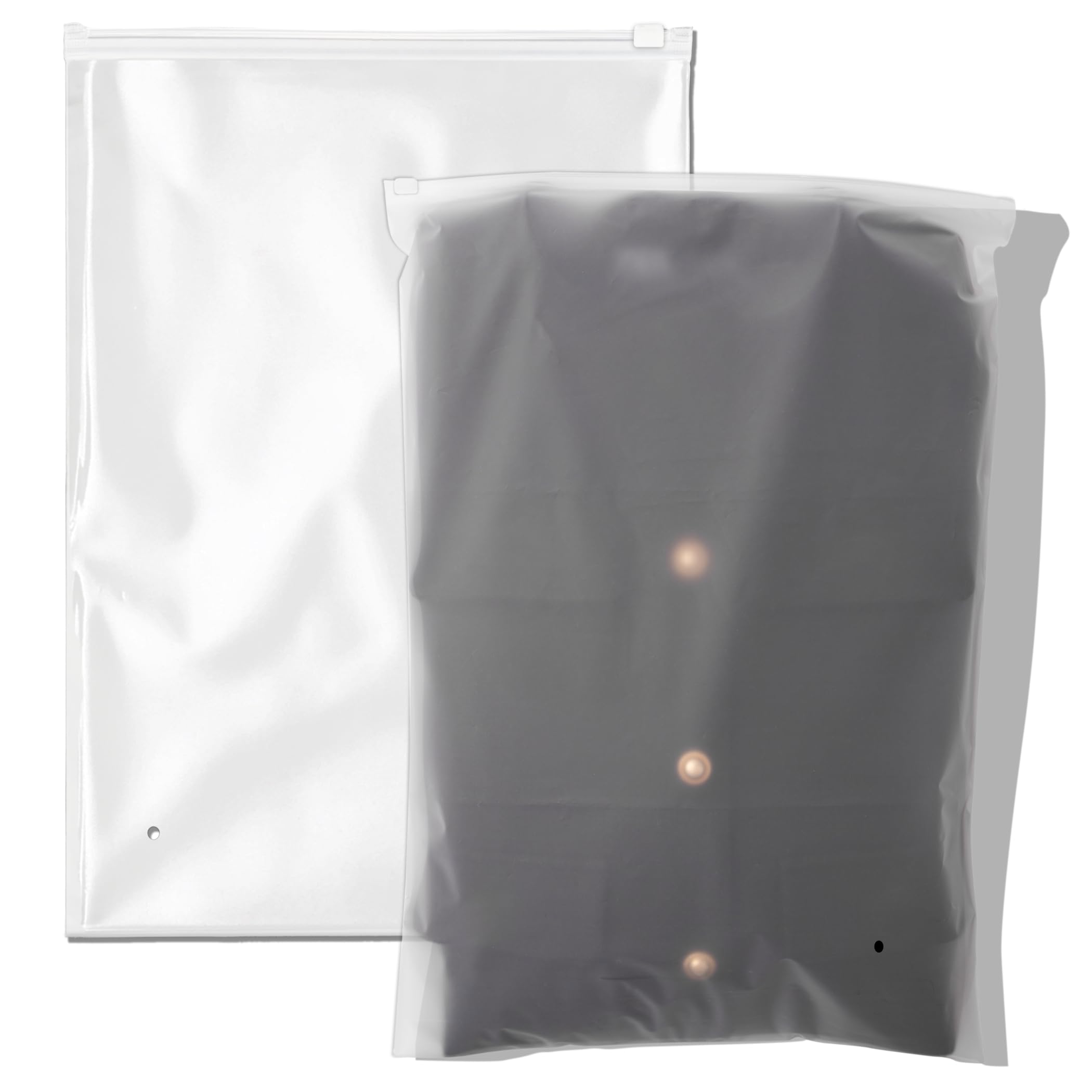 14” X 20” (100 Count) 3 Mil Frosted Reclosable Zip Plastic Bags with ...